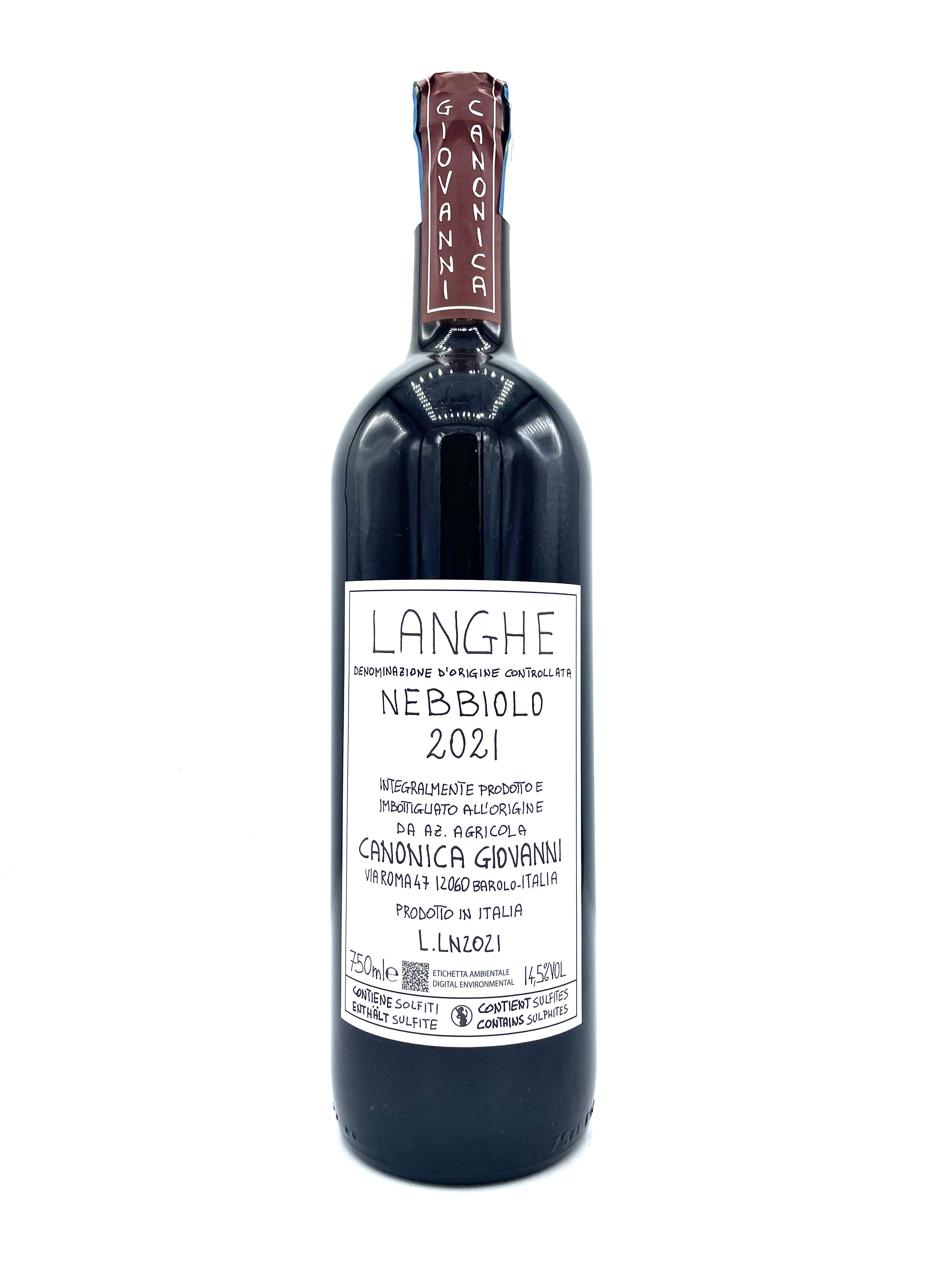 Giovanni Canonica, Langhe Nebbiolo 2021 – Monarch Wine Merchants