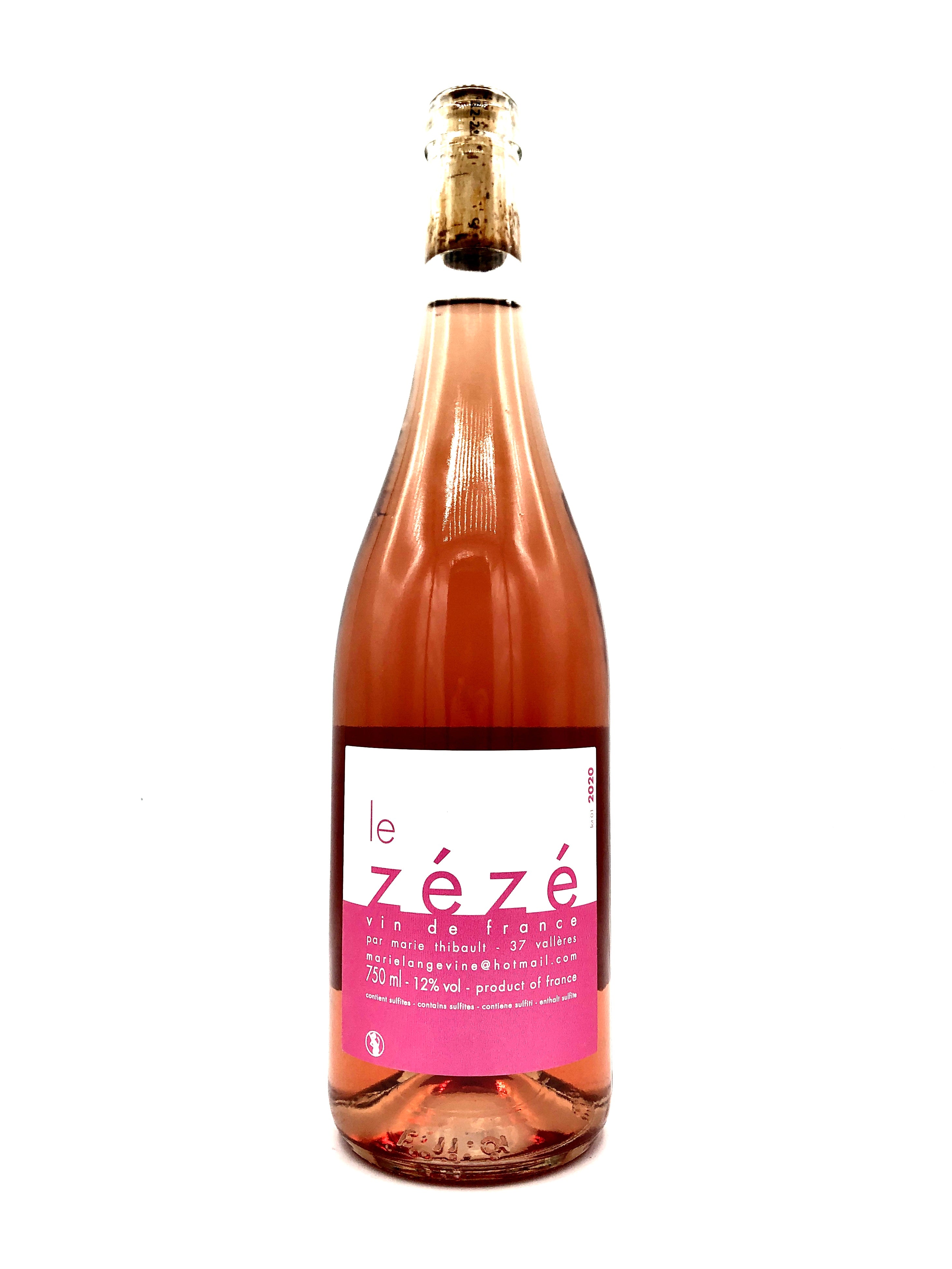 Marie Thibault 'Le Zézé' Rosé 2020 – Monarch Wine Merchants